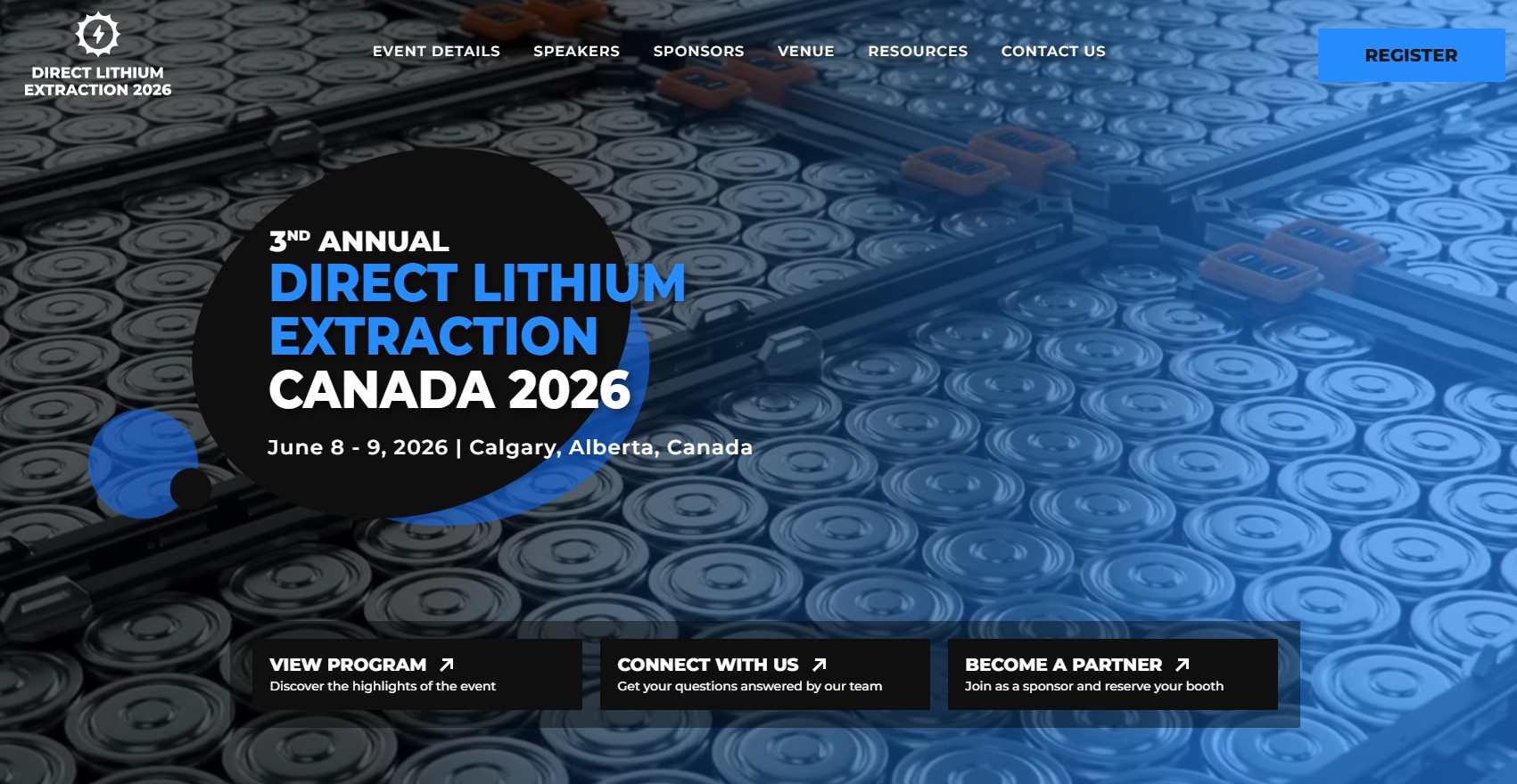 Direct Lithium Extraction Canada 2026 | Register Now